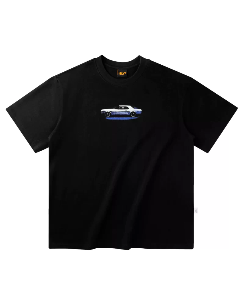Black Classic Car Tee - SLY